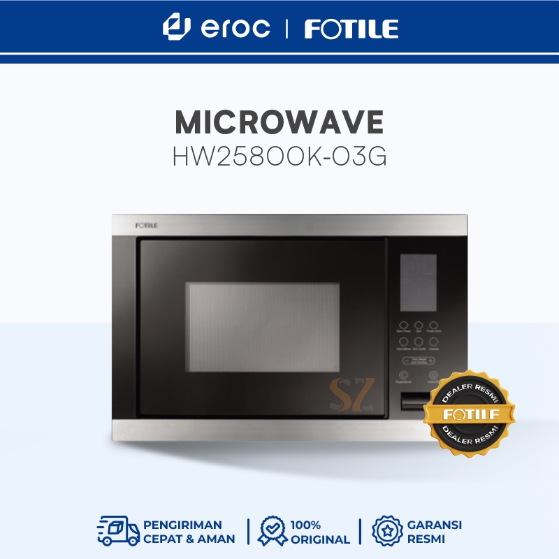 Jual FOTILE Microwave Oven Tanam - HW25800K-03BG - Grill Mode ...