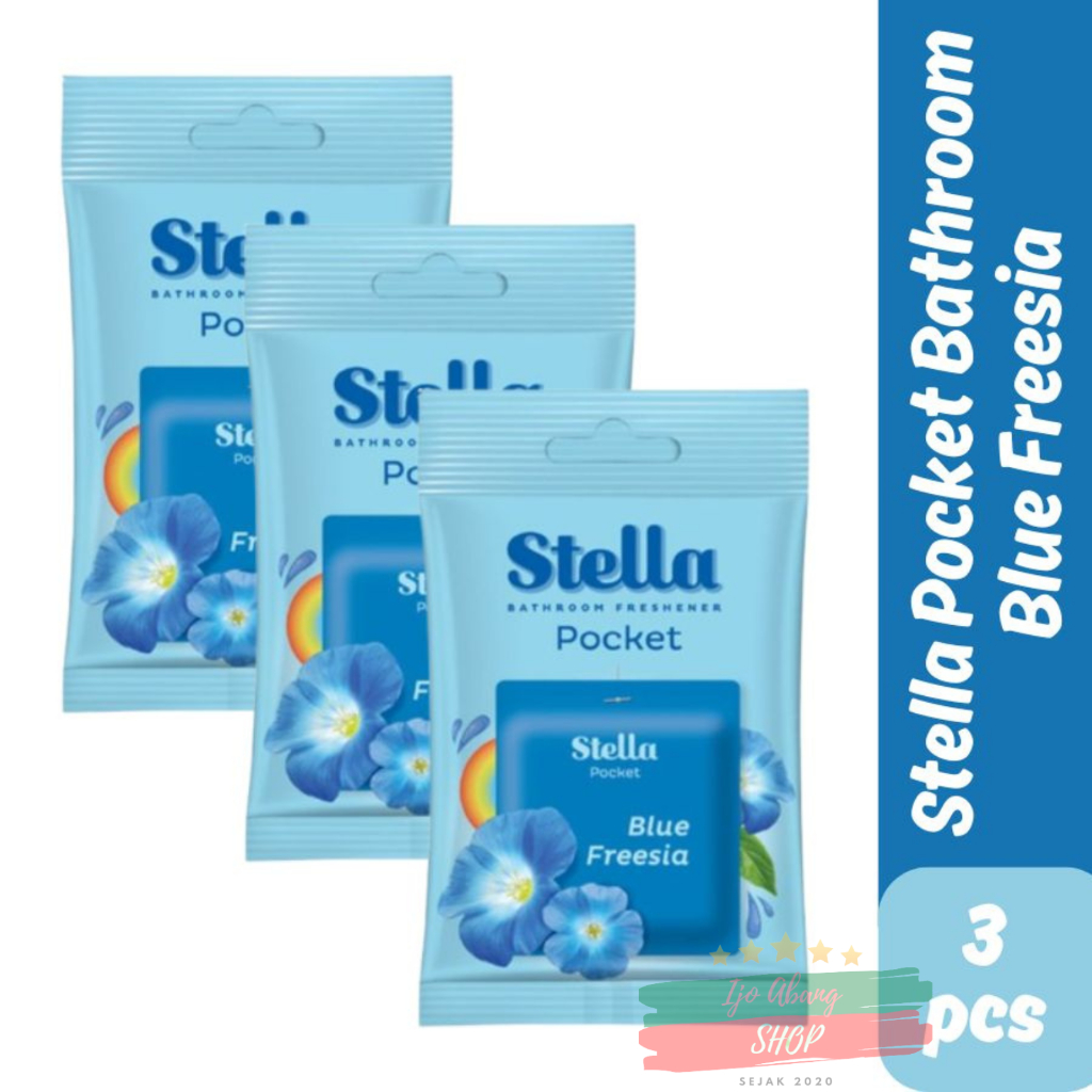 Jual 3 pcs Stella Pocket Bathroom Blue Freesia - Pengharum Pewangi ...