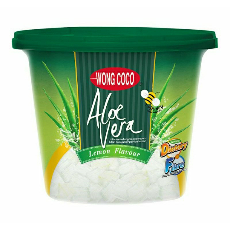 Jual WONG COCO Aloe Vera Rasa Lemon Bucket 1 kg | Shopee Indonesia