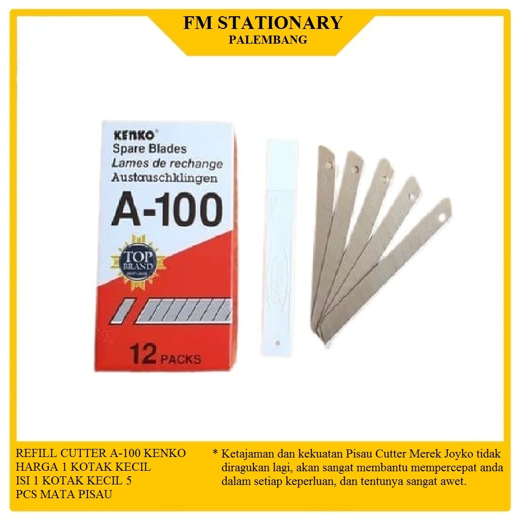 Jual Isi Ulang Cutter / Refill Cutter A-100 L-150 | Shopee Indonesia