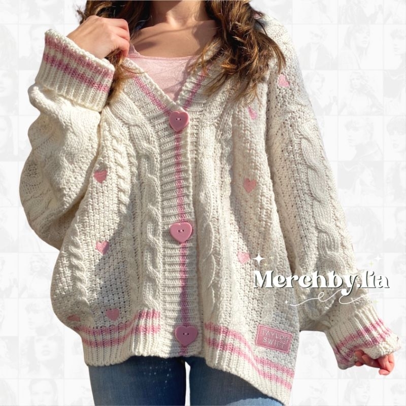 Jual (READY STOCK) Taylor Swift Cardigan DUPE Folklore RED evermore ...