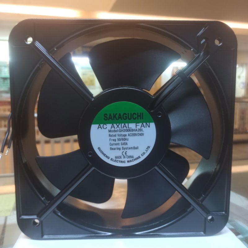 Jual Blower Fan 8 inchi / Exhaust Fan 8 inchi / Axial Fan GH20060H2BL ...