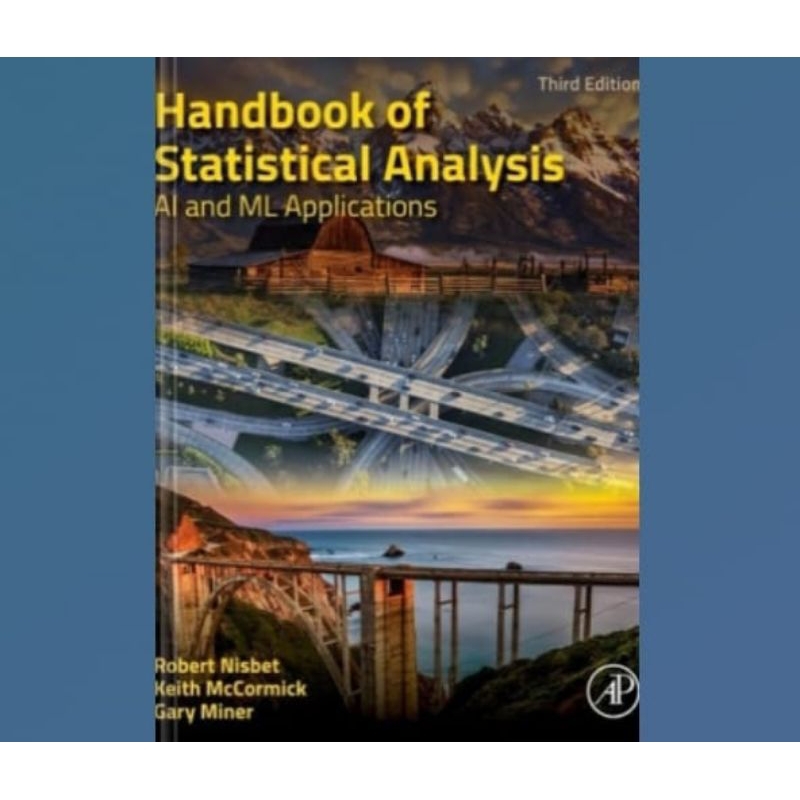 Jual Buku Handbook of Statistical Analysis_ AI and ML Applications, Third Edition | Shopee Indonesia
