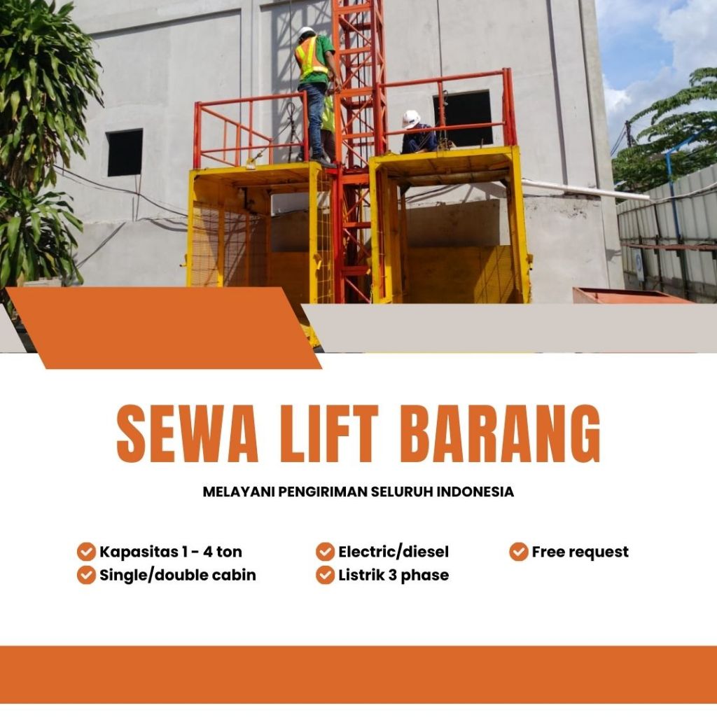 Jual Sewa Lift Barang Tanah Abang | Lift Alimak | Passenger Hoist ...