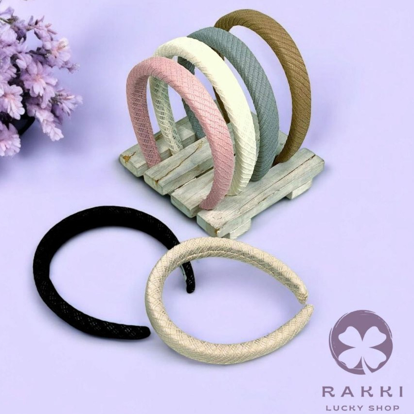 Jual KAMINO Headband / Bando Busa Motif Anyaman Premium Original Tweed ...