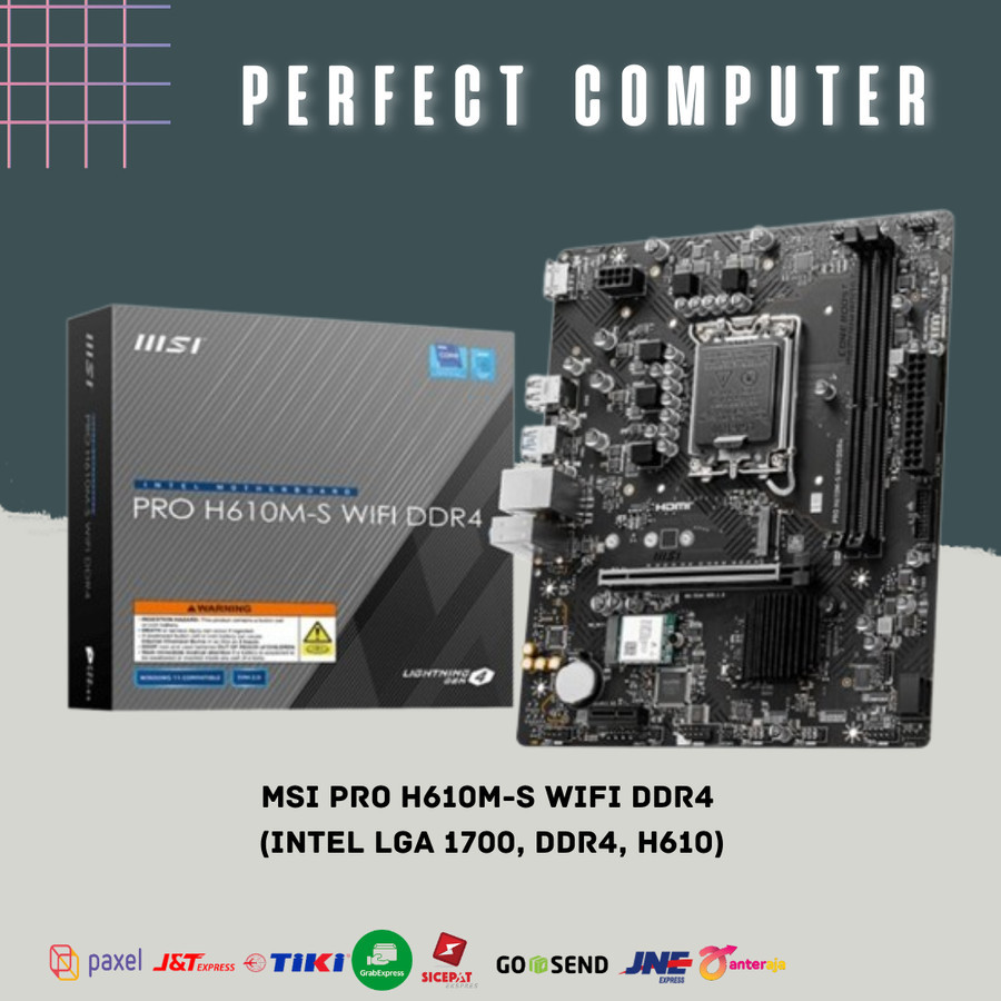 Jual MOTHERBOARD MSI PRO H610M-S WIFI DDR4 | Shopee Indonesia