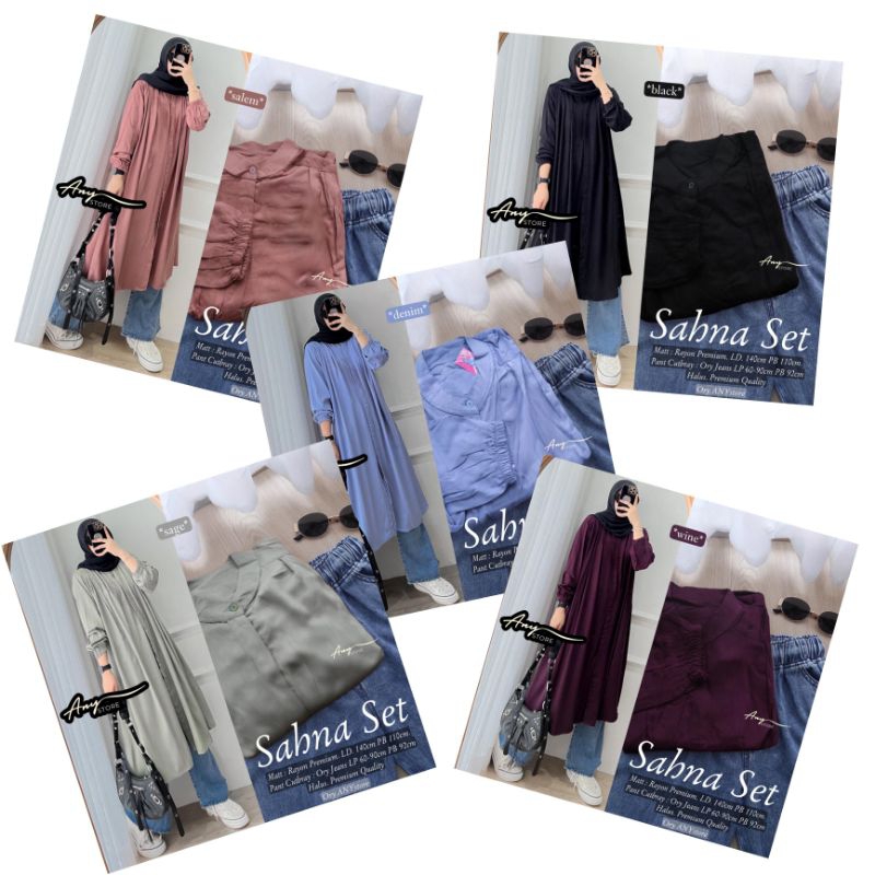 Jual Sabna set by ANY | Shopee Indonesia