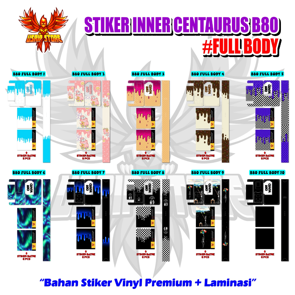 Jual Stiker Inner Centaurus B80 #Full Body lucu dan keren | Shopee ...