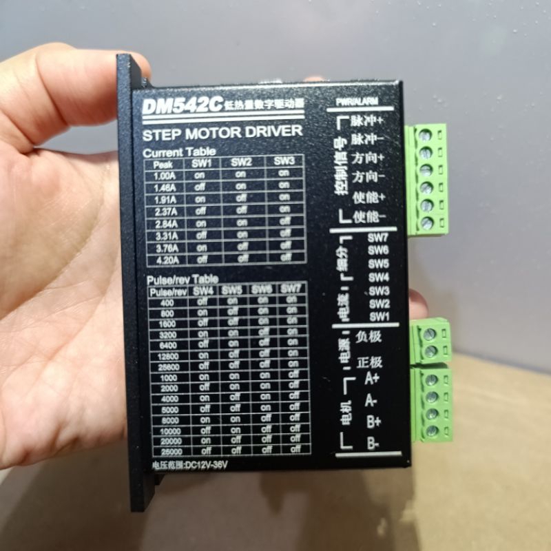Jual Stepper Step Motor Driver DM542 DM 542 Nema 17 23 36 | Shopee ...