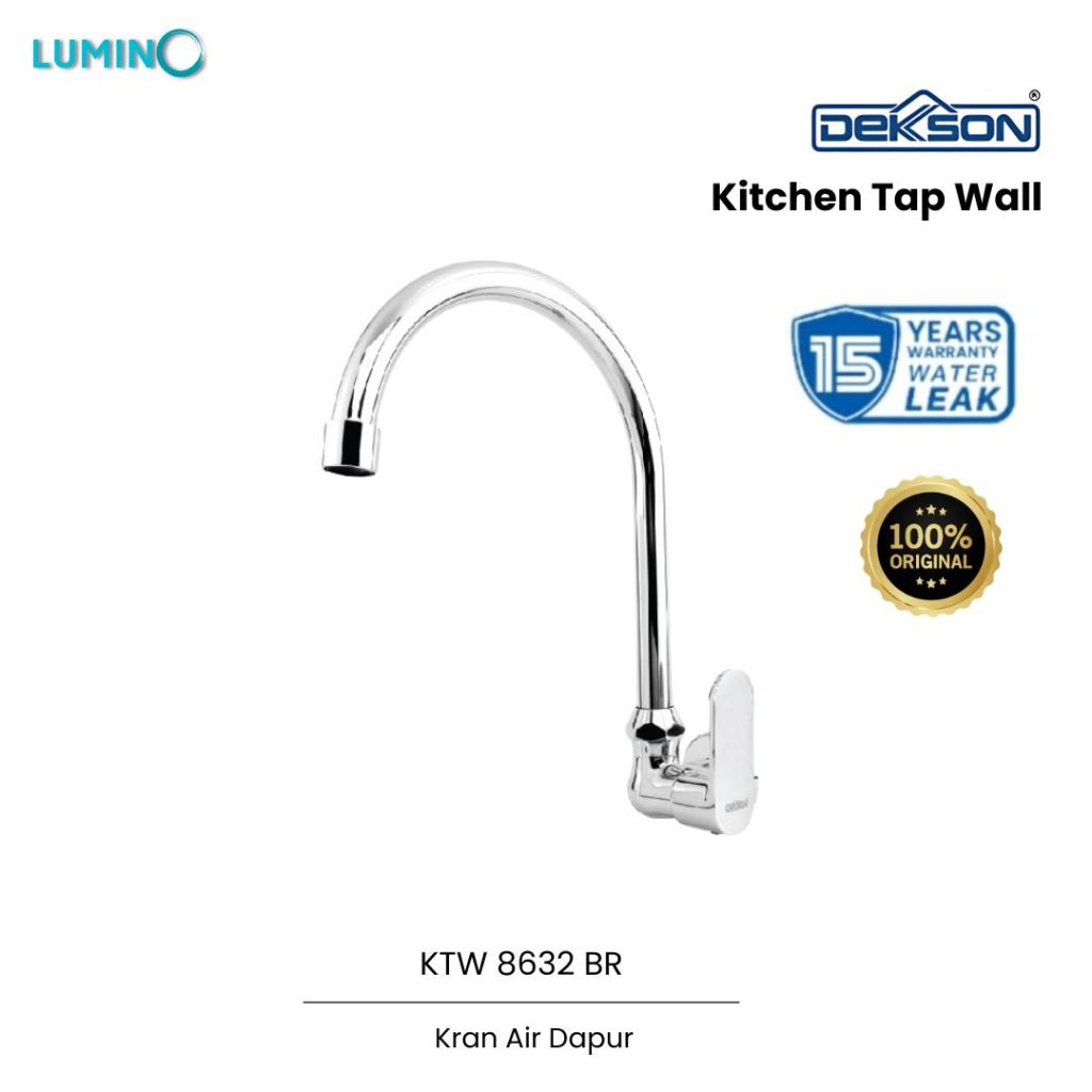 Jual Dekkson Kitchen Tap Wall - Dekkson KTW 8632 BR / Kran Air Kuningan ...