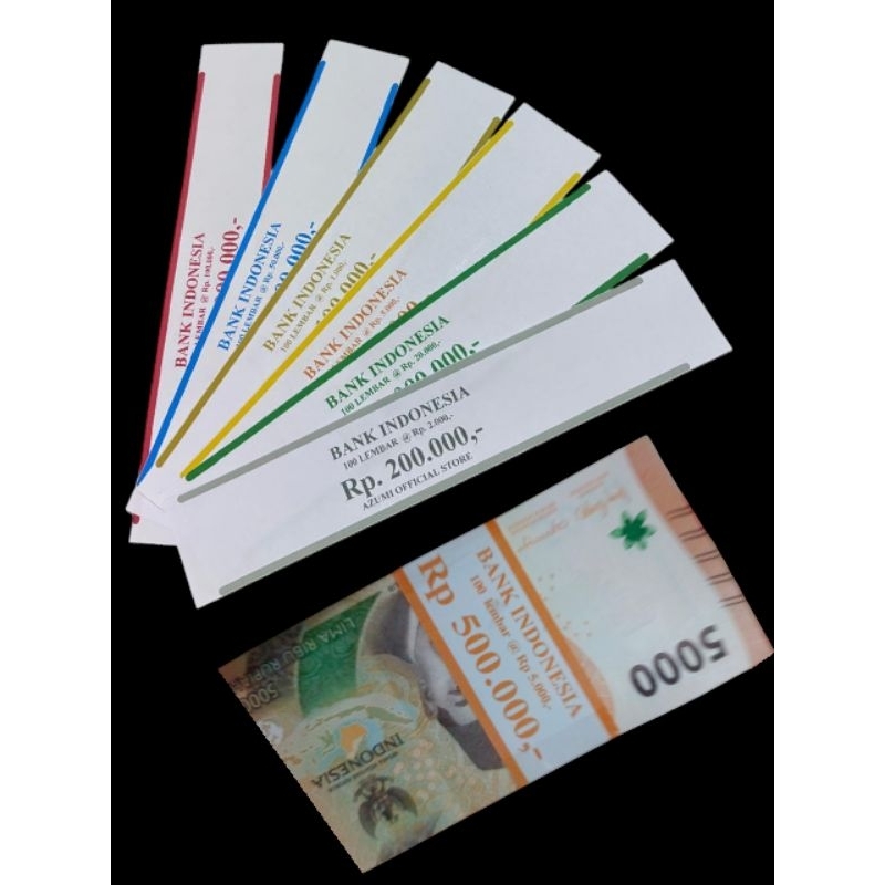 Jual Pembatas Uang / Sabuk Uang / Bundelan uang terbaru | Shopee Indonesia