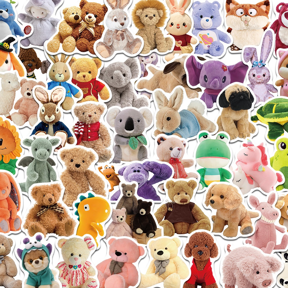 Jual Stiker Kartun Boneka WaterProof Premium isi 24 pcs | Shopee Indonesia