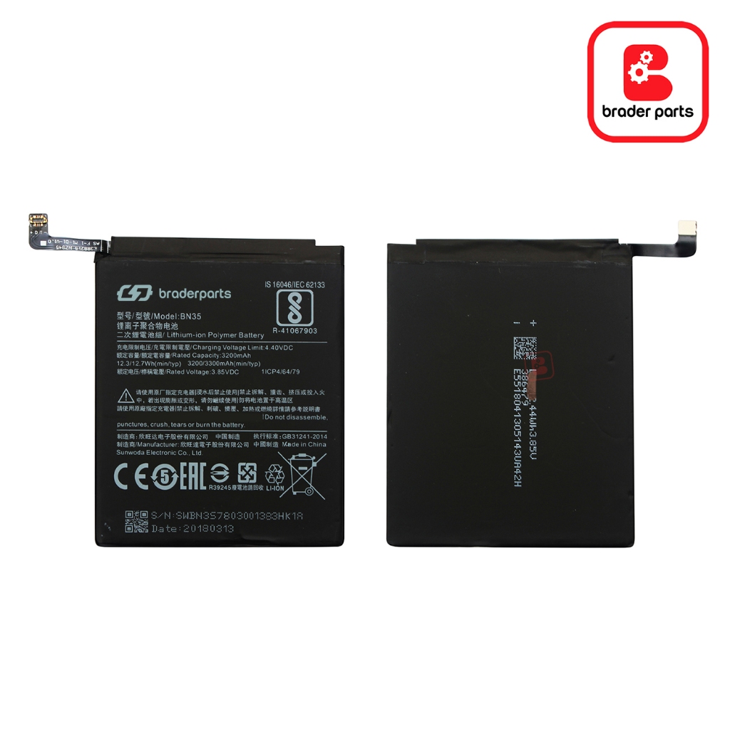 Jual BraderParts Baterai Battery BPBT-G02-000198 untuk Model ReMi 5 ...