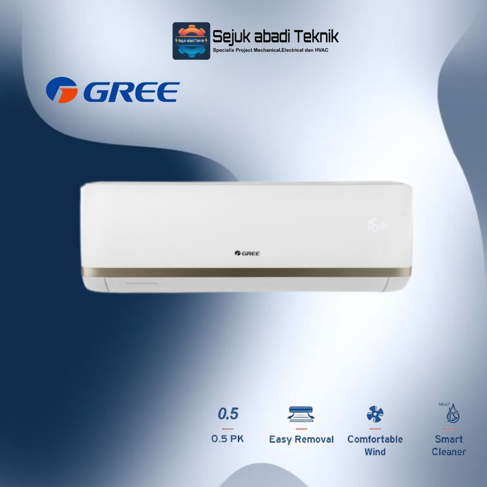 Jual AC Gree 1/2 PK Deluxe Standard GWC-05N1A | Shopee Indonesia