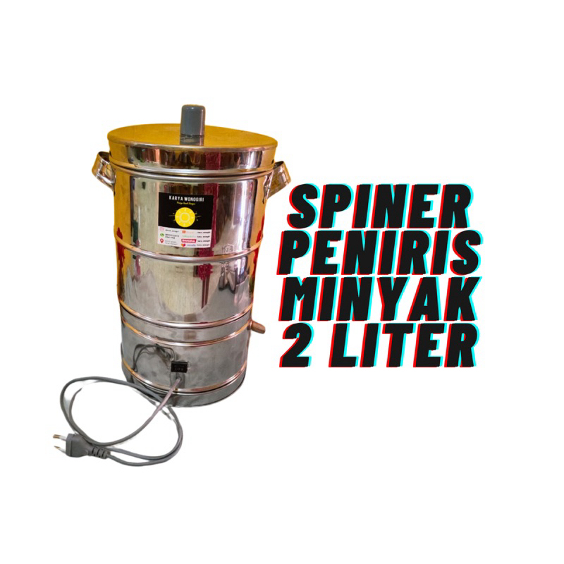 Jual Spiner peniris minyak minimalis spinner mesin pengering minyak ...