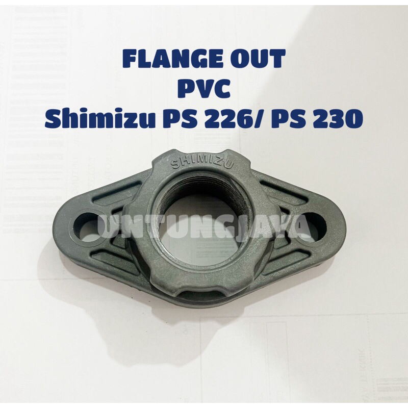 Jual FLANGE OUT PVC SHIMIZU ORIGINAL PS 226 PS 230 / FLENDES ATAS POMPA ...