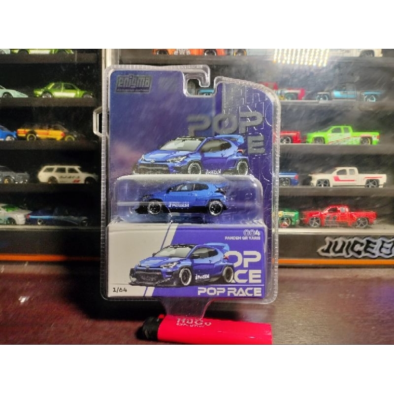 Jual POPRACE Pandem GR Yaris biru blister | Shopee Indonesia