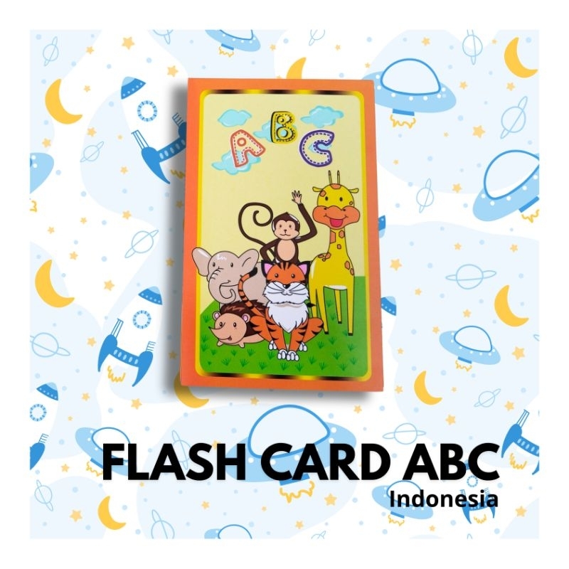 Jual flash card ABC Untuk belajar Mengenal Huruf | Shopee Indonesia