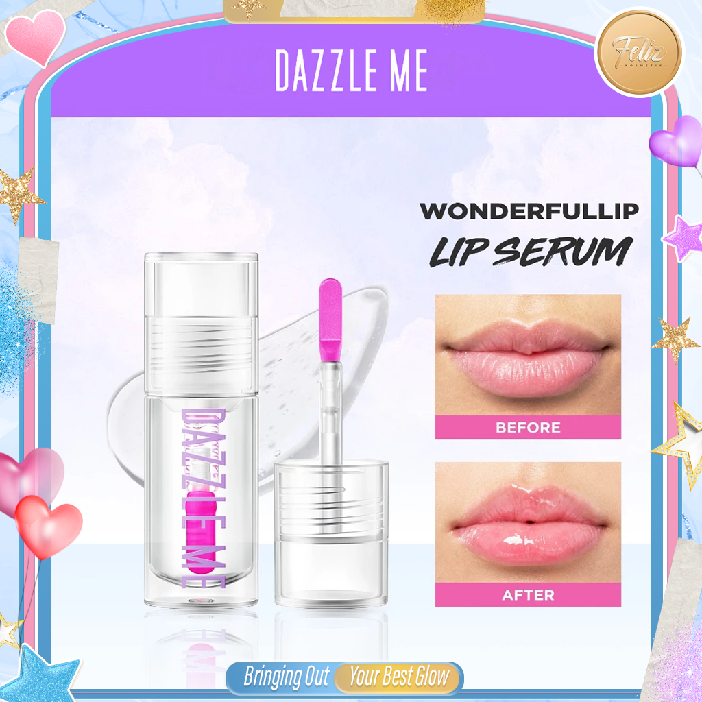 Jual * FELIZ * DAZZLE ME 24/7 Wonderful lip Serum | Shopee Indonesia