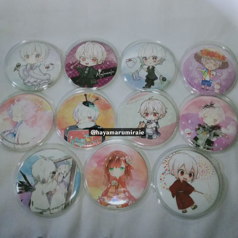 Jual 【OFFICIAL】Pin / Badge Utaite（ Soraru, Mafumafu, After the Rain ...