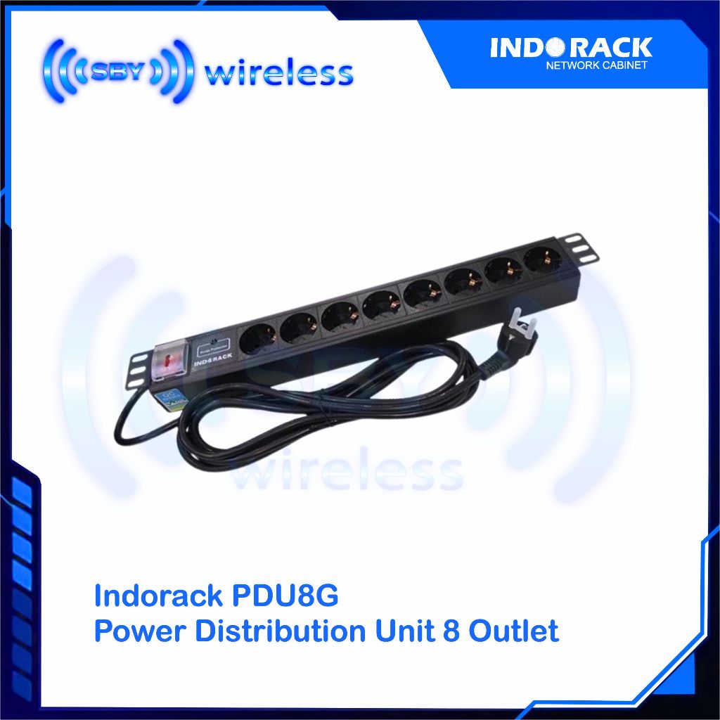 Jual Indorack PDU8G Power Distribution Unit 8 Outlet PDU 8G | Shopee ...