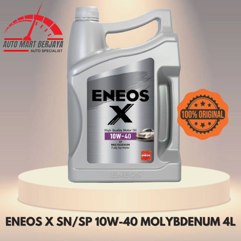 Jual ENEOS X Oli Mobil SN/SP 10W-40 Molybdenum 4L ORIGINAL | Shopee Indonesia