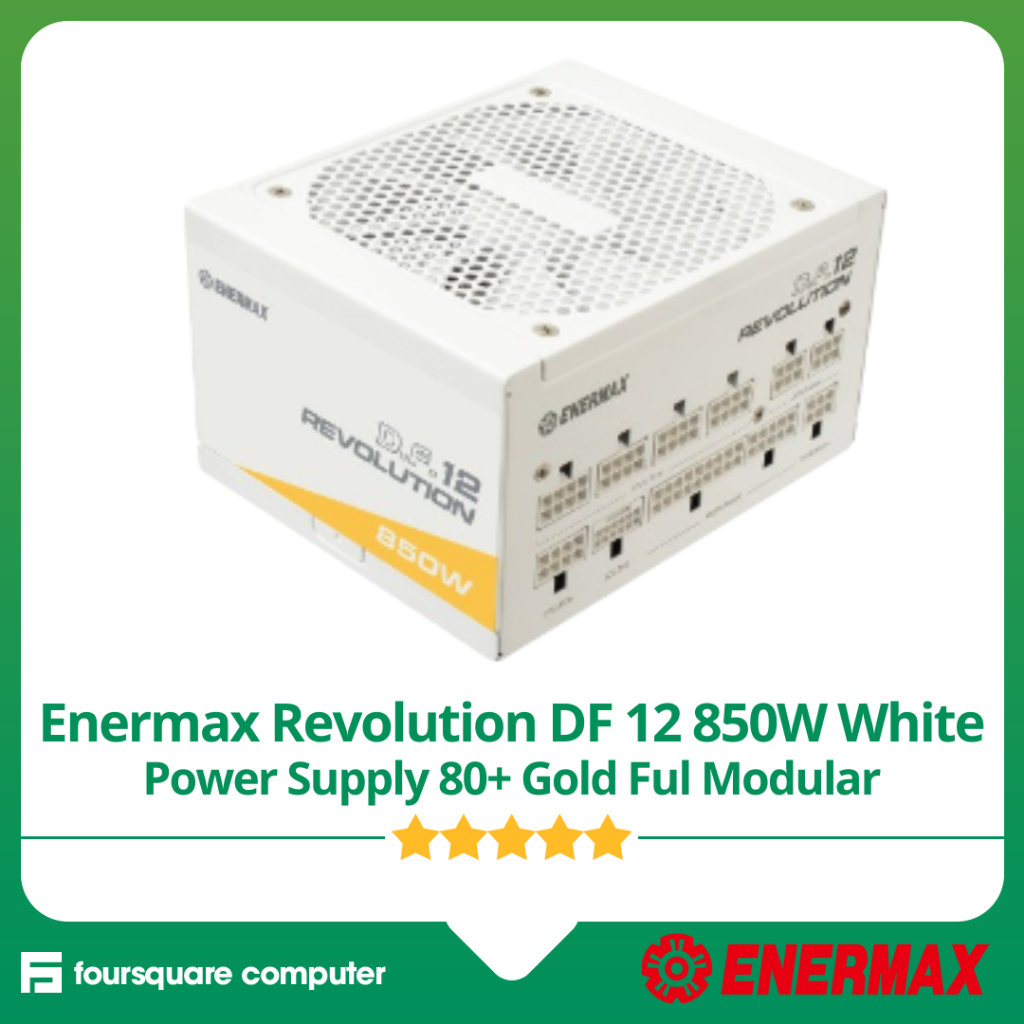 Jual Enermax Revolution DF 12 850 Watt White PSU Power Supply 80+ Gold ...