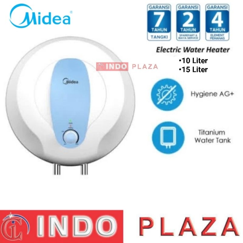 Jual WATER HEATER LISTRIK MIDEA 10 Liter D10-02YA2 / 15 Liter D15-02YA2 | Shopee Indonesia