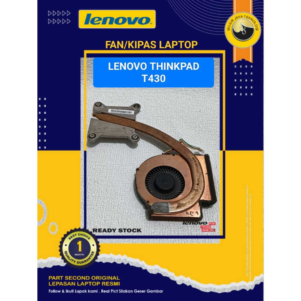 Jual Fan HSF Heatsing Kipas Cooler Laptop Lenovo ThinkPad T430 Second ...