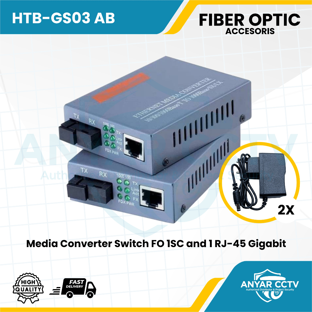 Jual Netlink HTB GS03 HTB-GS03 Gigabit Single Mode Media Converter | Shopee Indonesia