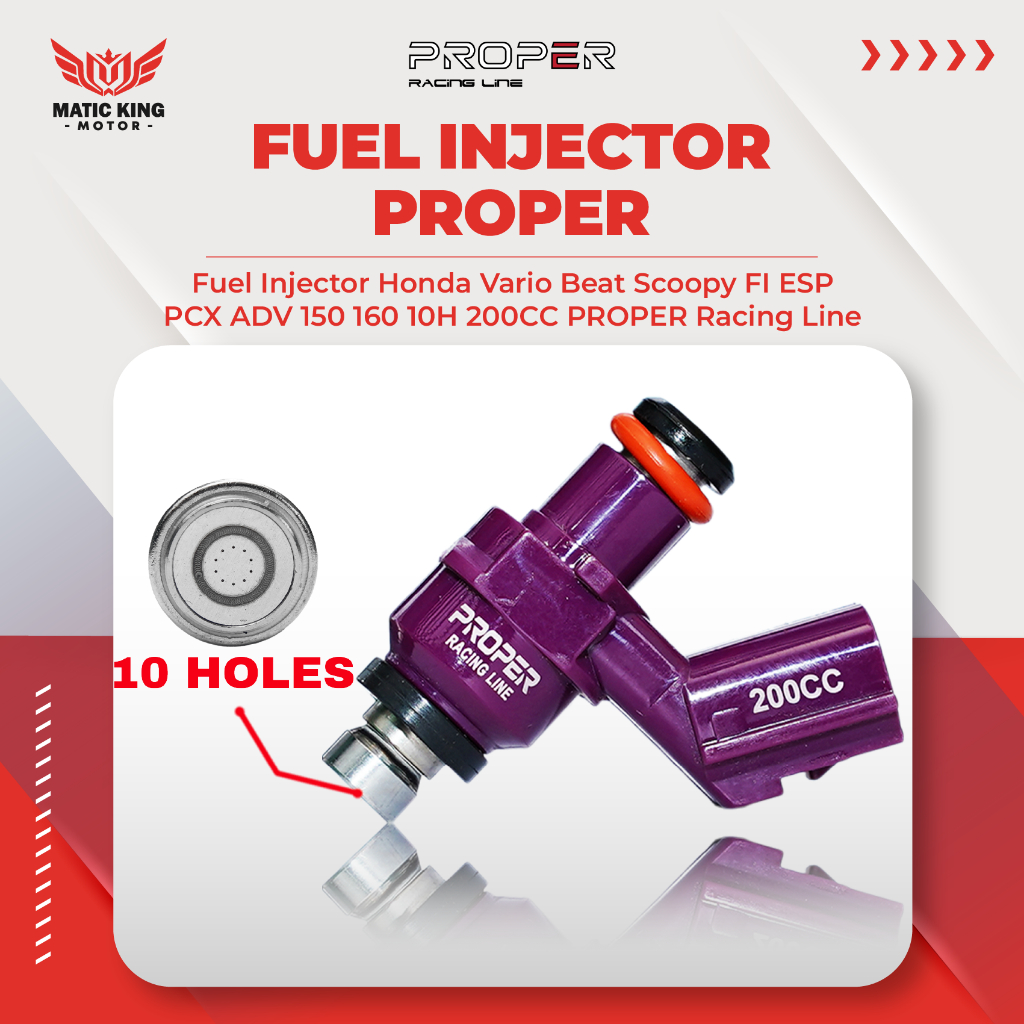 Jual PROPER Racing Line Injektor Injector Honda Vario PCX 160 150 110 ...