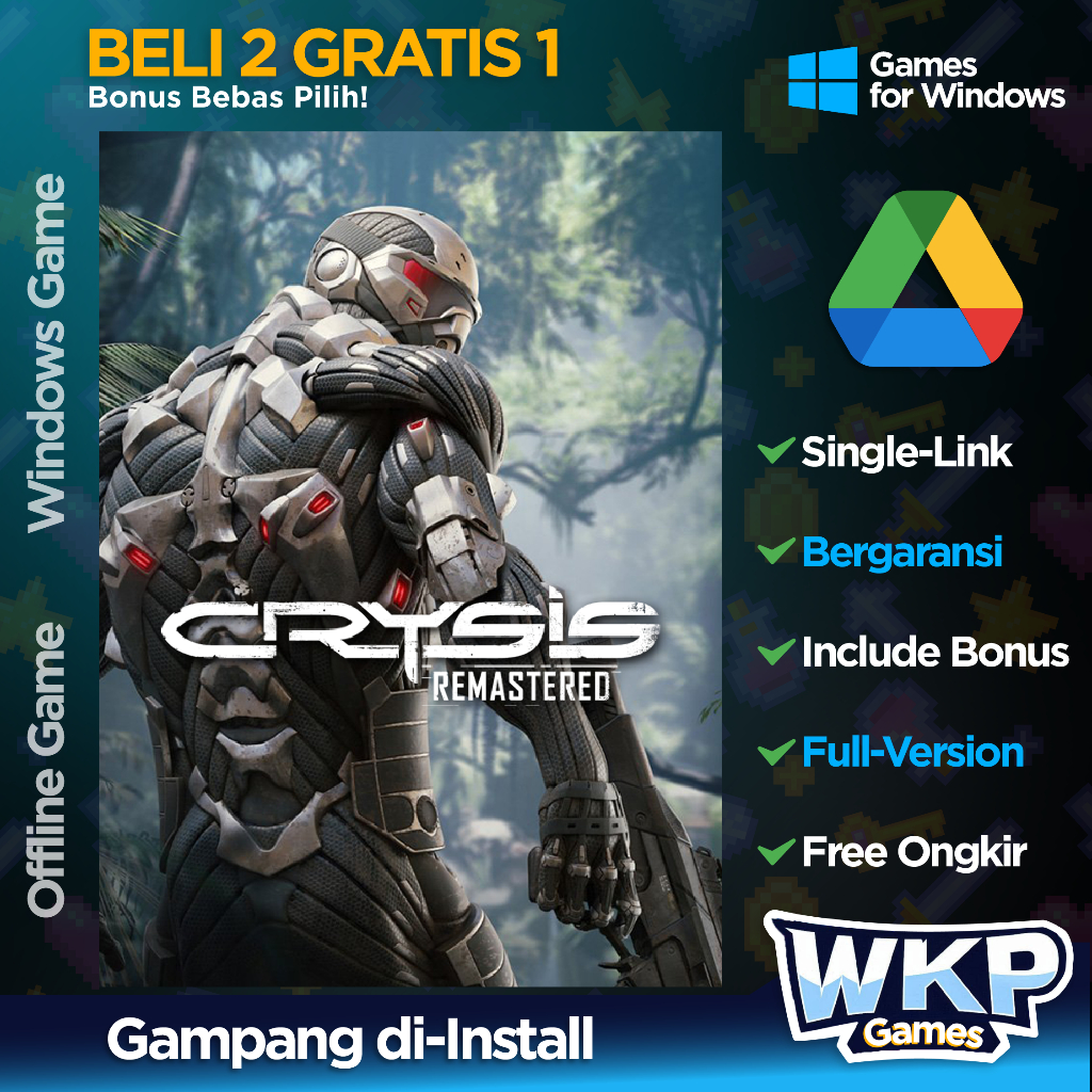 Jual Crysis Remastered - PC Game - LINK DOWNLOAD - GAME LAPTOP - (Beli ...