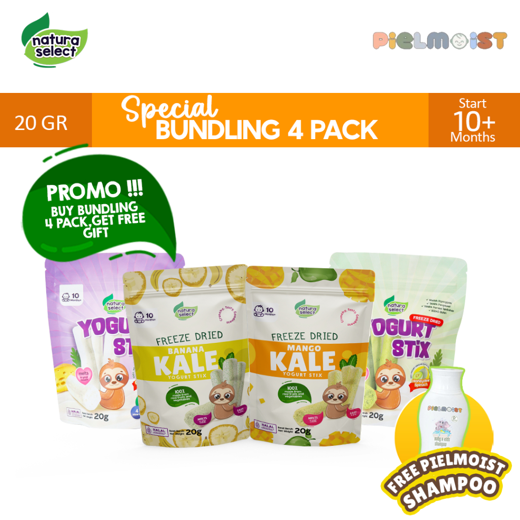 Jual Natura Select Yogurt Stix Bundling Pack - Snack Bayi / Cemilan ...