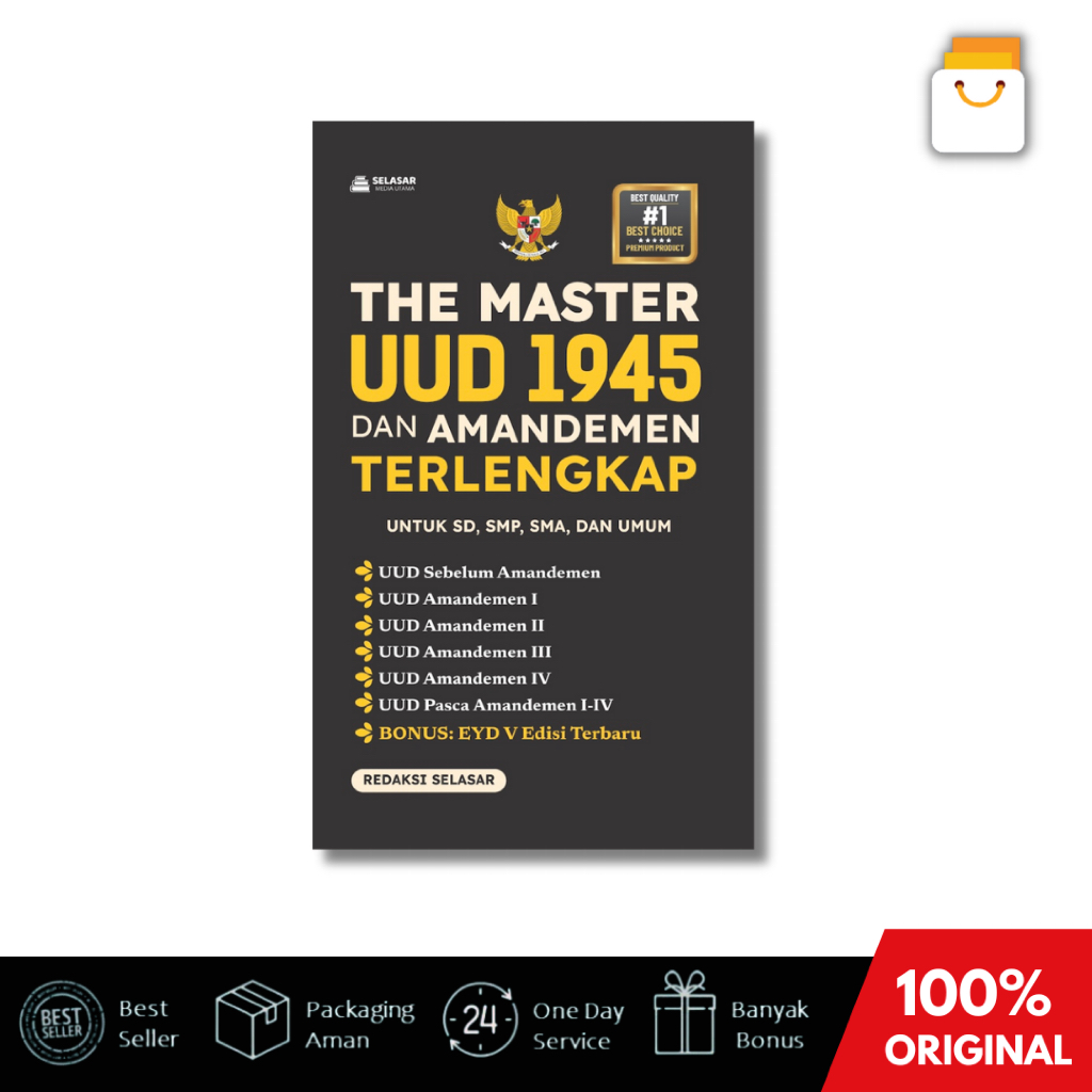 Jual Buku The Master UUD 1945 dan Amandemen Terlengkap - Selasar Media Utama | Shopee Indonesia