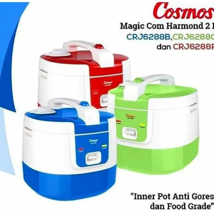 Jual COSMOS RICE MAGIC COM HARMOND CRJ 6288 / CRJ 6288 KAPASITAS 2 ...