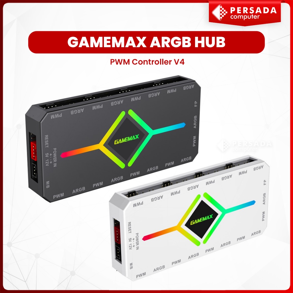 Jual NEW Gamemax ARGB Hub PWM Controller V4 RBU | Shopee Indonesia