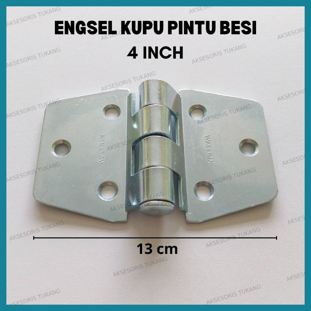 Jual Engsel Las Kupu Tebal 4" Engsel Pintu Besi Kupu 3 Lubang 4 Inch ...