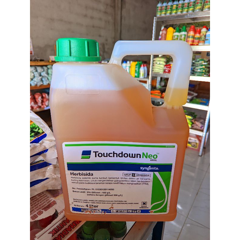 Jual Herbisida Touchdown Neo 480 SL 4 Liter - Racun Rumput Sistemik ...