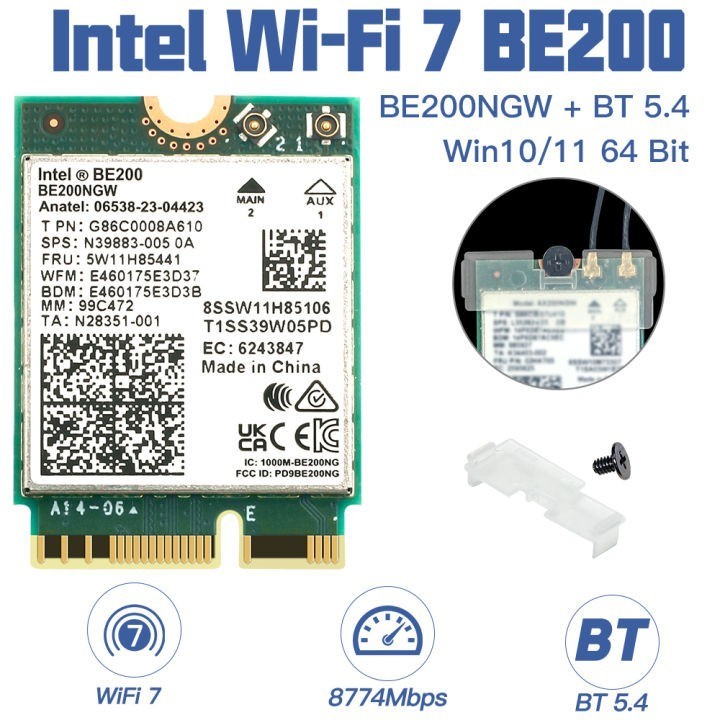 Jual WI-FI 7 Intel BE200 BE200NGW | Shopee Indonesia