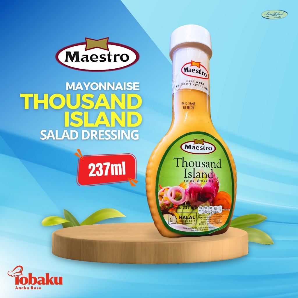 Jual MAESTRO Thousand Island Salad Dressing Kemasan 237ml | Shopee ...