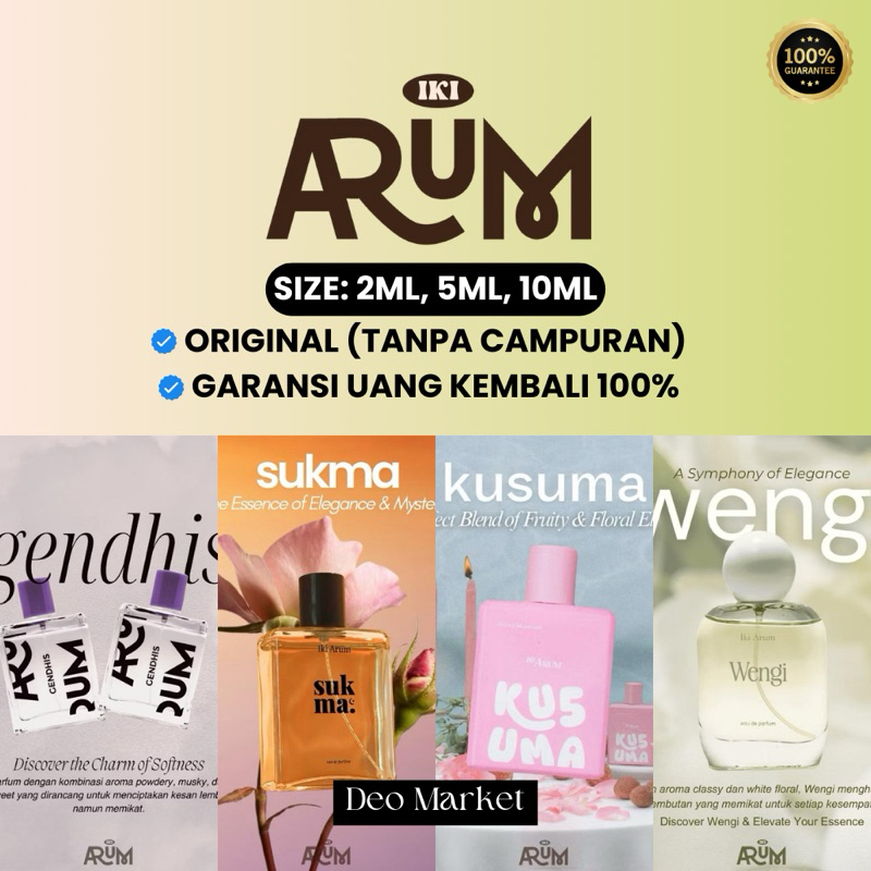 Jual Decant Parfum Iki Arum Original - Share In Bottle Travel Size ...