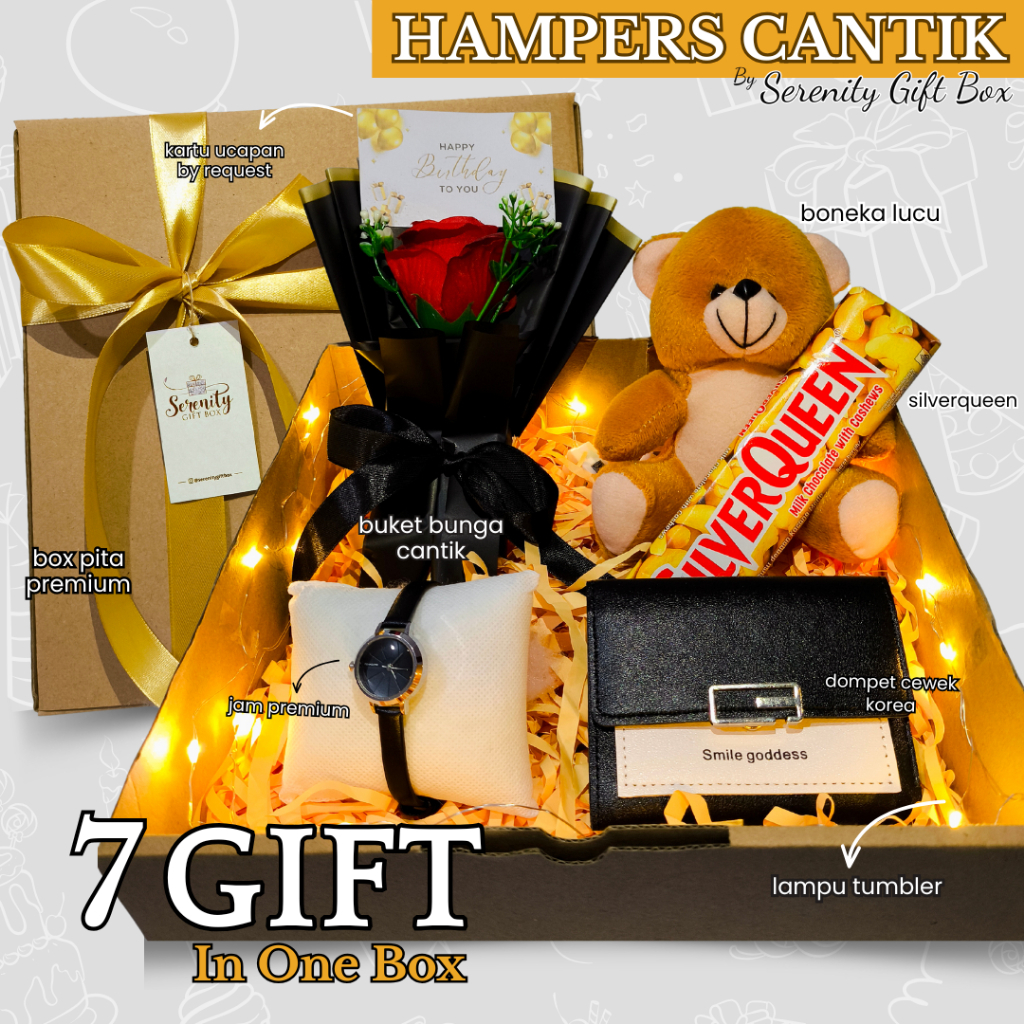 Jual Hampers Cewek Aesthetic | Kado Ulang Tahun Cewe | Graduation Gift ...