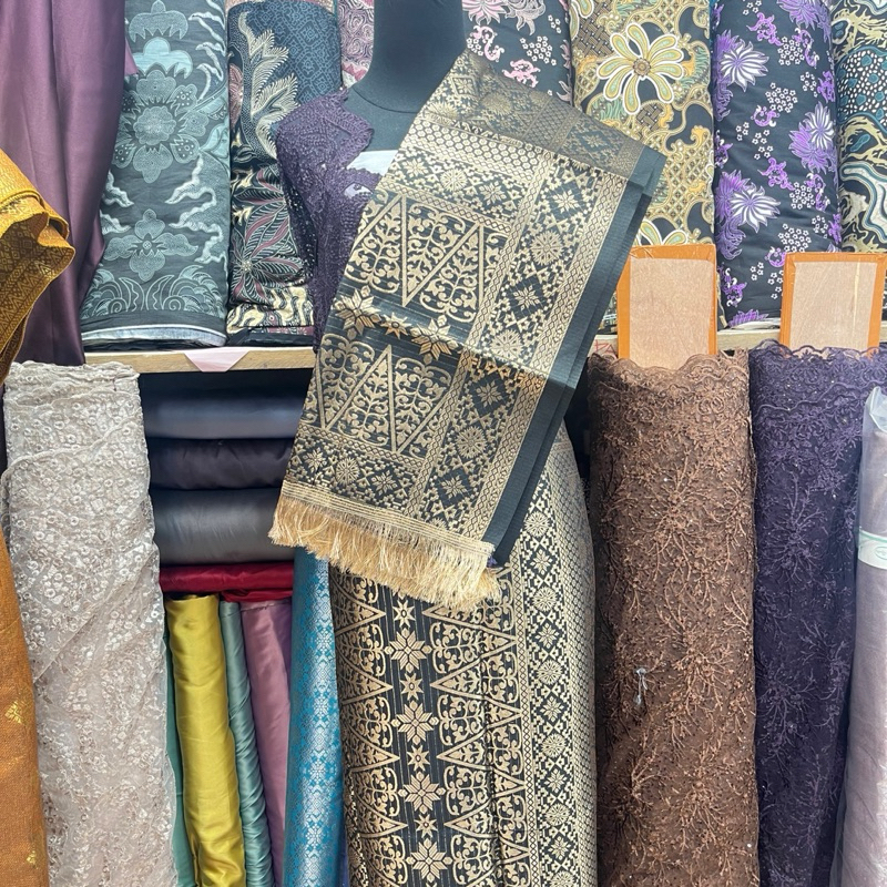 Jual SONGKET HITAM COKLAT MINANG | Shopee Indonesia
