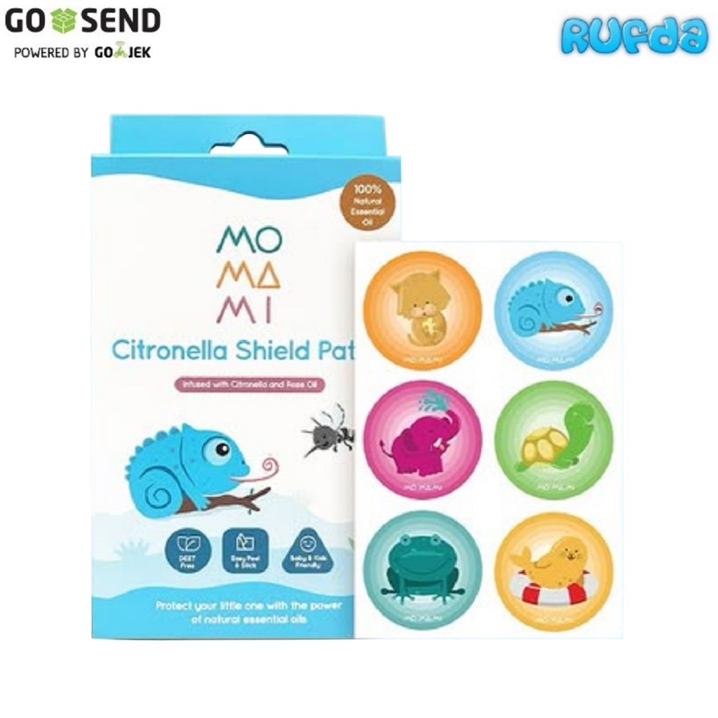 Jual Momami Citronella Shield Patch Sticker Anti Nyamuk untuk Anak ...