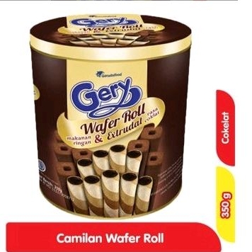 Jual Gery Wafer Roll Chocolate 350g | Shopee Indonesia