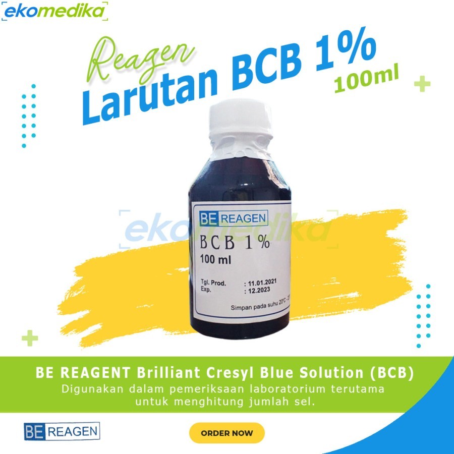 Jual Reagen Brilliant Cresyl Blue Solution (BCB) 1% 100ml BE REAGENT ED ...