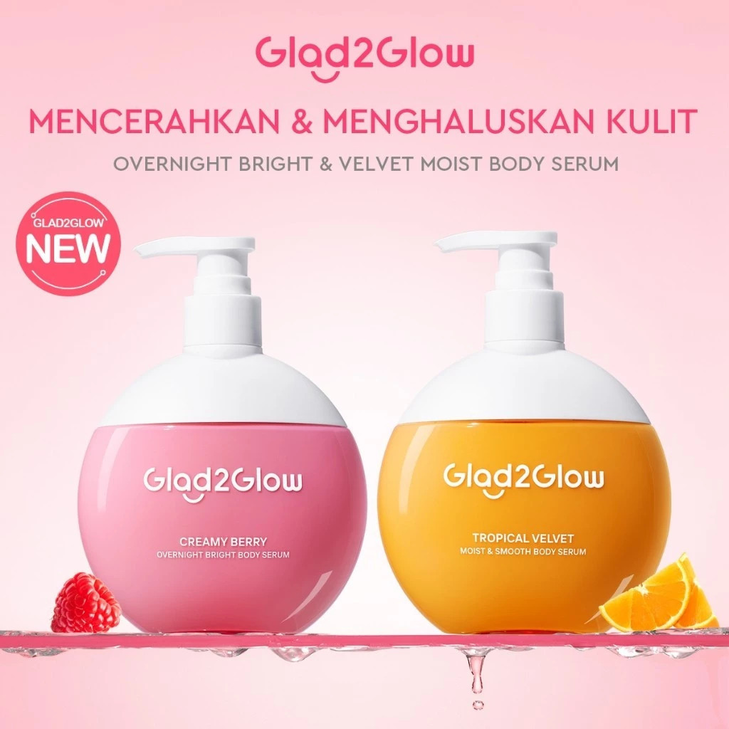 Jual Glad2Glow Body Serum 300ml | Shopee Indonesia