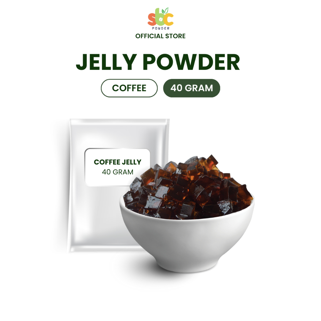 Jual Coffee Jelly Powder 40gr / Toping jelly / Toping Minuman/ Jelly ...