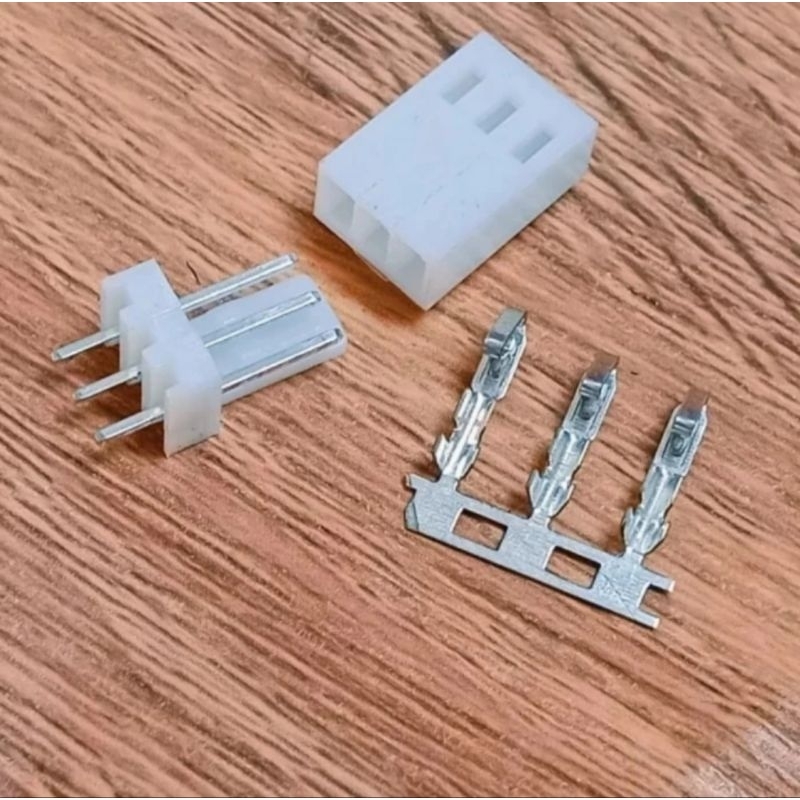 Jual Soket Molex 3pin Konektor 3pin 3 p pin Socket Connector Molek kaki | Shopee Indonesia