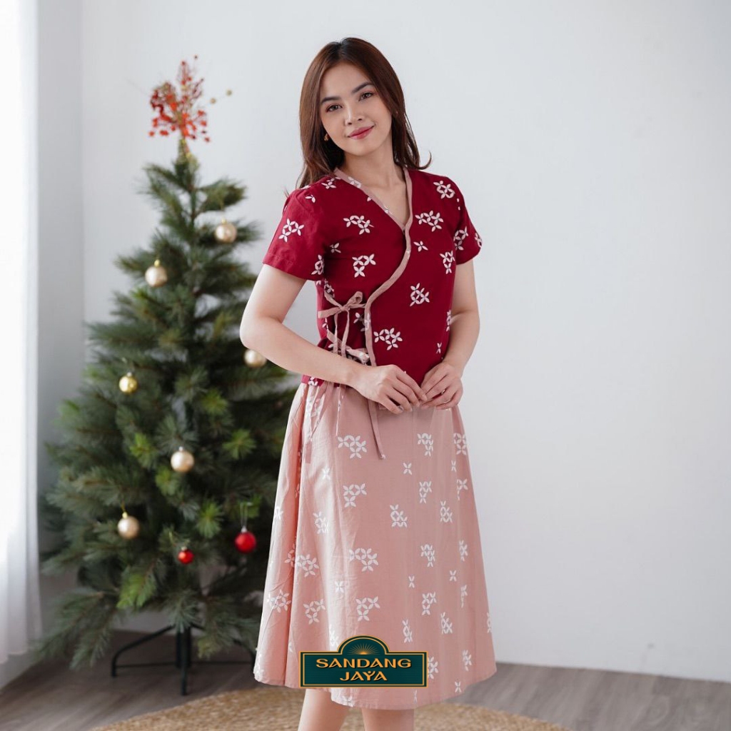 Jual SANDANG JAYAA - Yuanita Set Oneset Batik Wanita Terbaru Modern ...